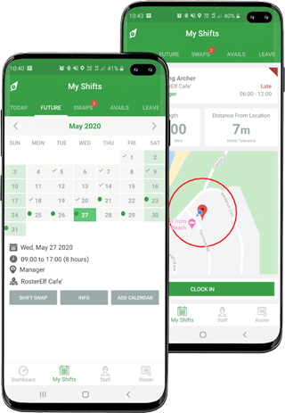 Employee Rostering and Payroll Software | RosterElf